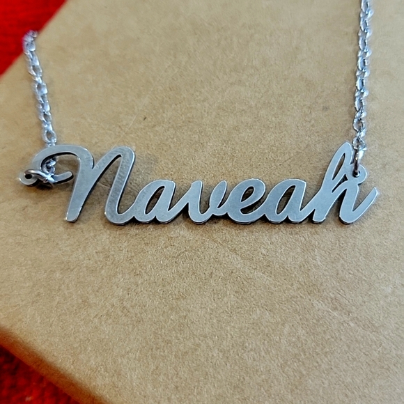 Jewelry | Naveah Name Necklace Brand New Never Worn Comes In Box | Poshmark
